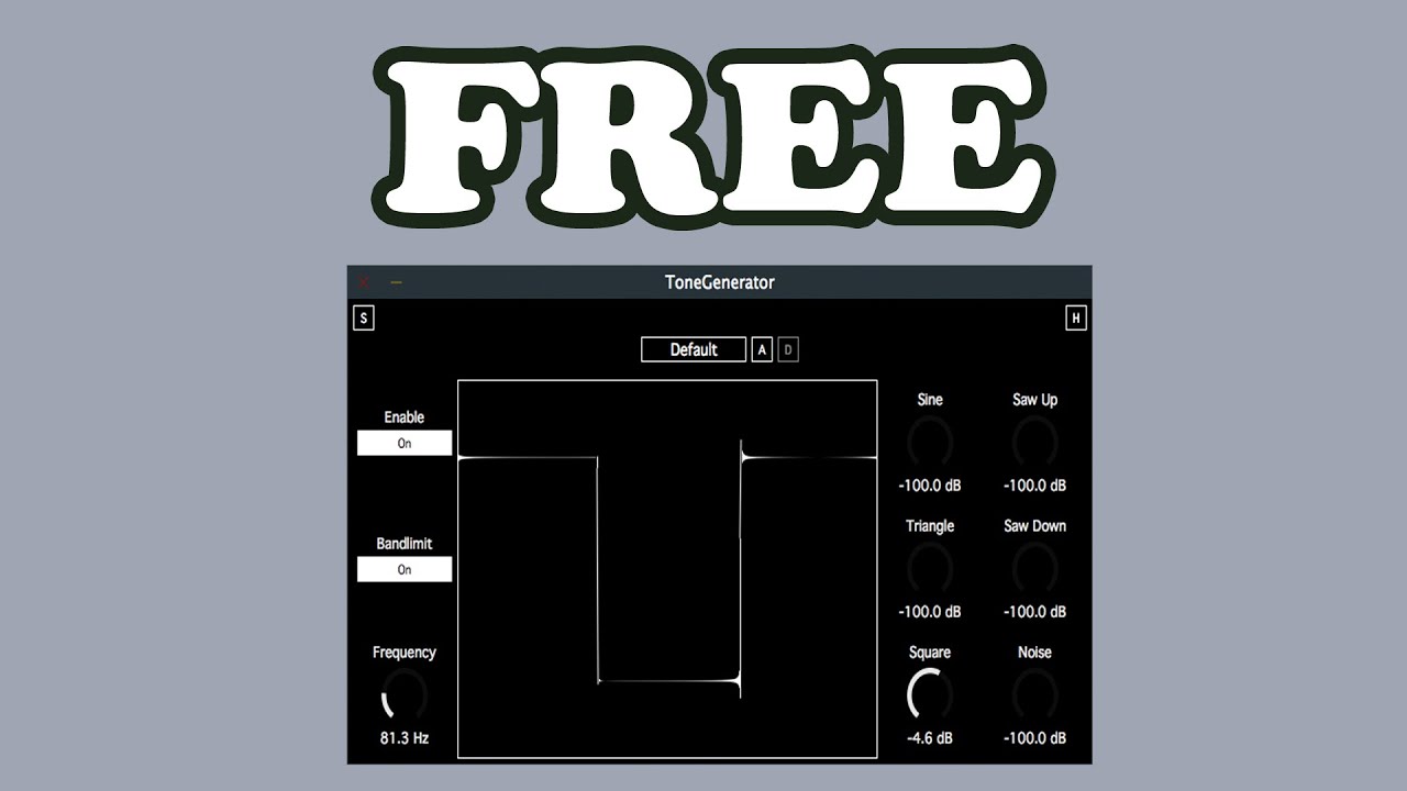 FREE Tone Generator by SocaLabs - YouTube