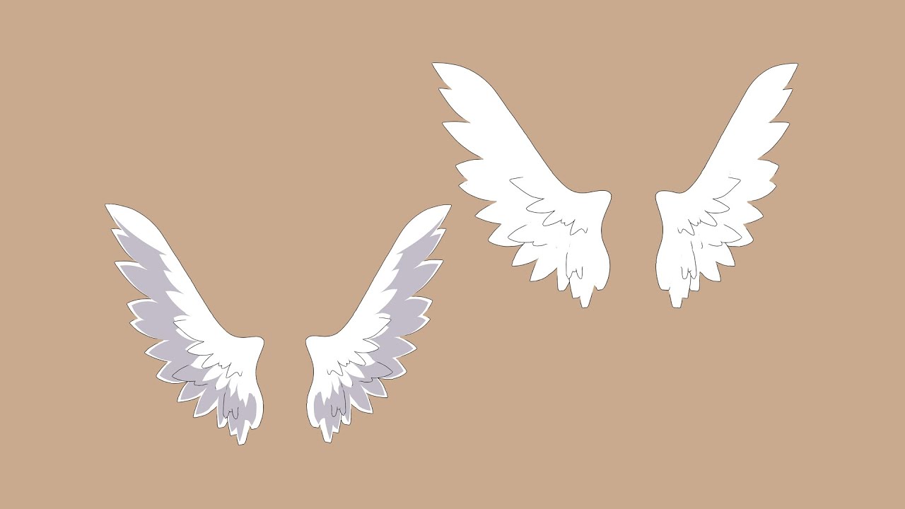 Anime Angel Wings - YouTube