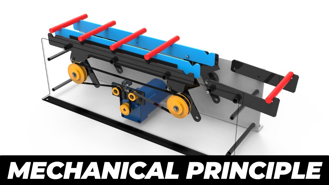 Mechanical Principle - Stepping Conveyor - YouTube