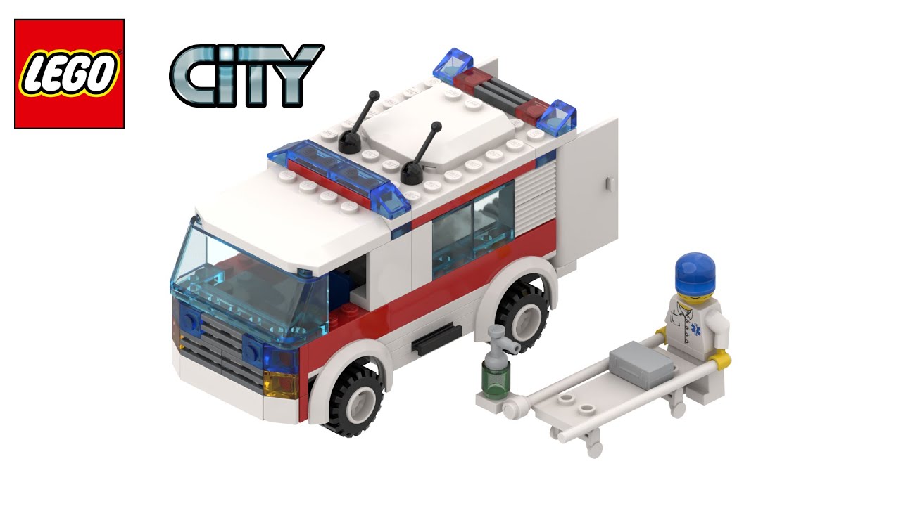 LEGO City 7890 | Ambulance | 2006 | Speed Build - YouTube