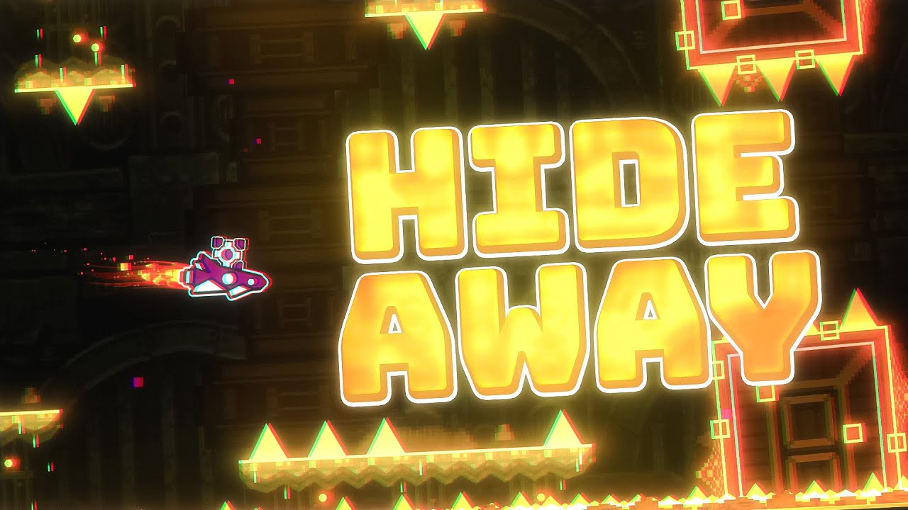 "Hide Away" by AleXins [w/Coin] | Geometry Dash Daily #1435 - YouTube