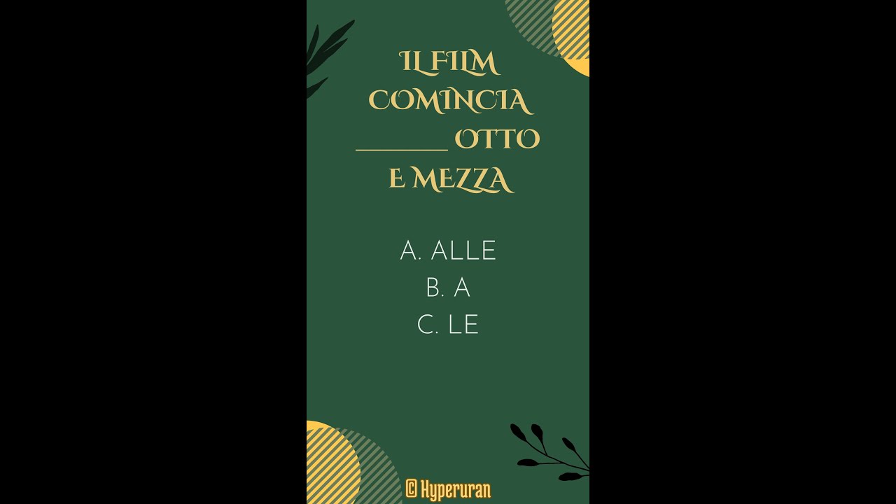 Italian how to improve grammar | Guided exercises | Sentences/Examples ...