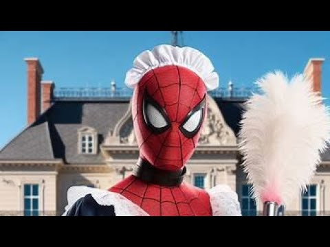 Spiderman In Maid Costume #funny #ai - YouTube