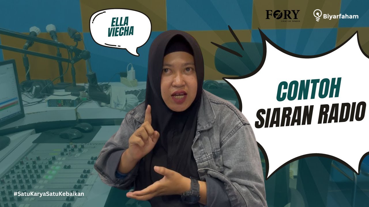 CONTOH SIARAN RADIO BAGI PEMULA !!! - YouTube