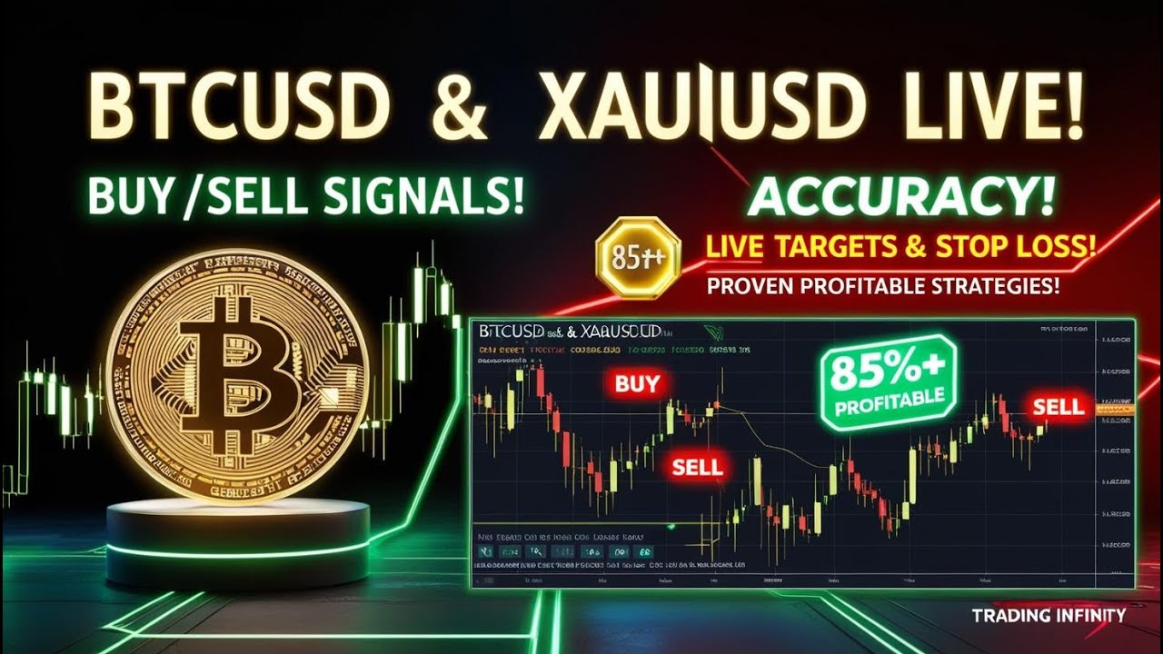 🔴24/7 Precision Trading Signals for Crypto & GOLD| Infinity Indicator ...