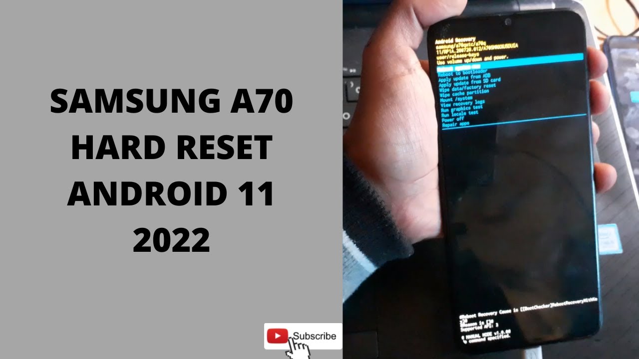 SAMSUNG A70 HARD RESET/ FACTORY ANDROID 11 RESET 2022 - YouTube