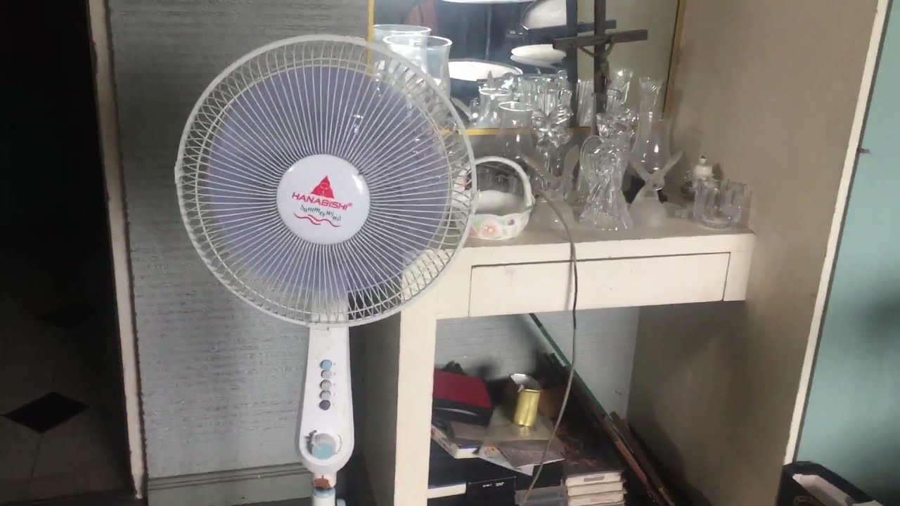[OLD VIDEO] 16” Asahi Stand Fan With 12” Hanabishi Grilles And Blade ...