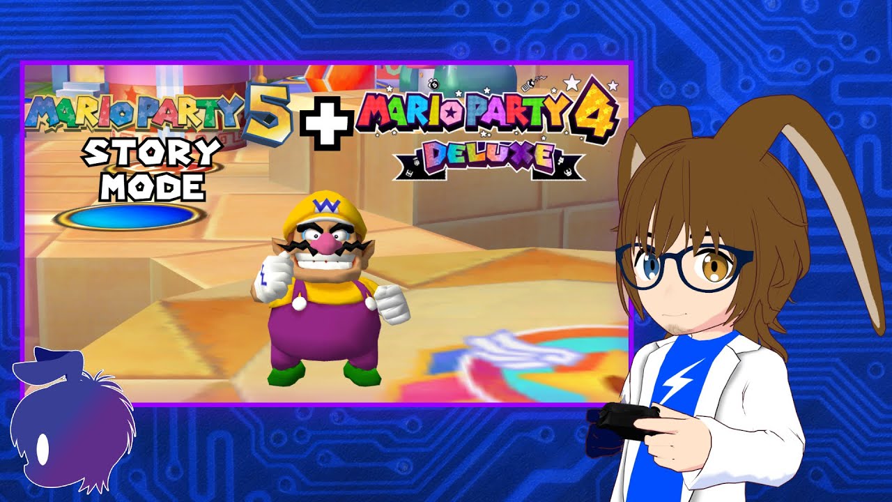 YOU PICK WAAA- [Mario Party 5: Story Mode + Mario Party 4 DX] w ...