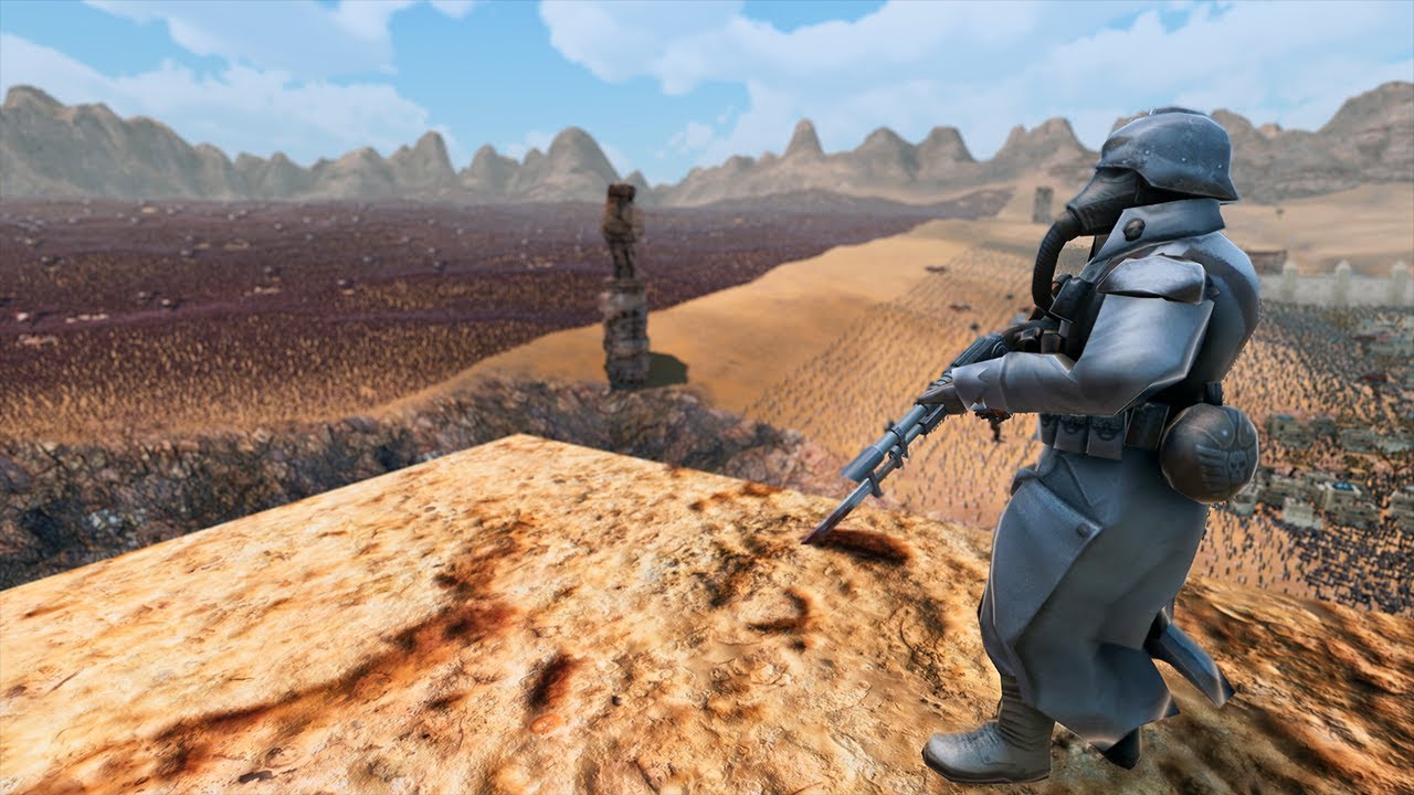 4,000,000 CHAOS Army Attack The Pyramids Protected by SPACE MARINES ...