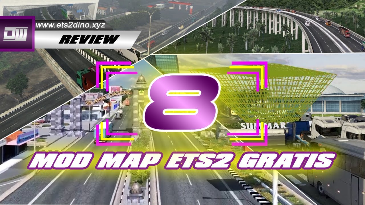 Mod Map Free ets2 | 8 Mod map Teringan Sampai Terkeren ets2 #ets2 #modmap - YouTube