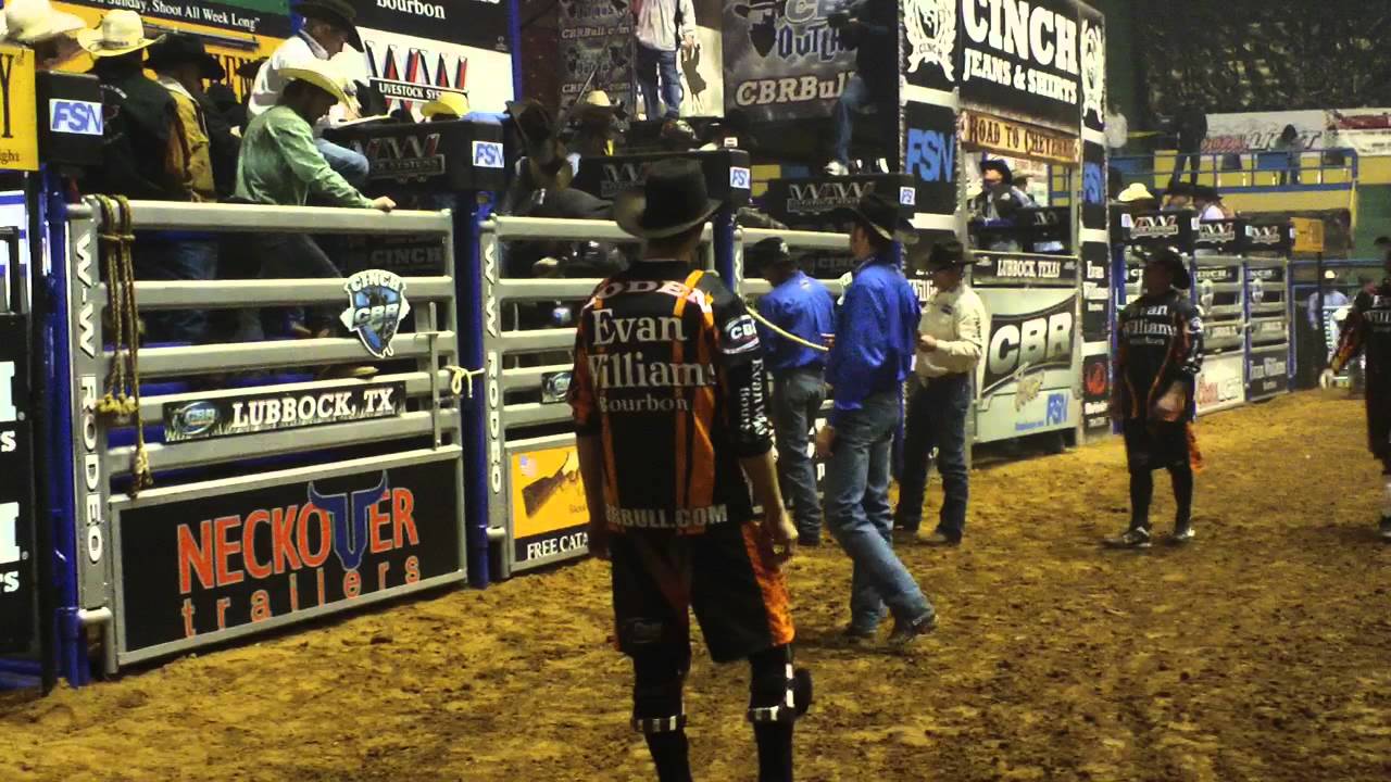 Championship Bull Riding (CBR) In Lubbock - YouTube