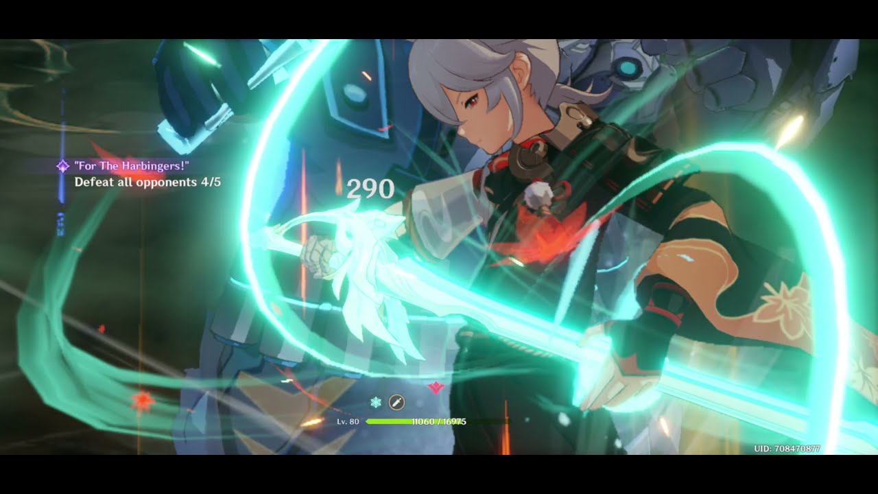 4 Anemo vs Fatui Skirmisher - YouTube