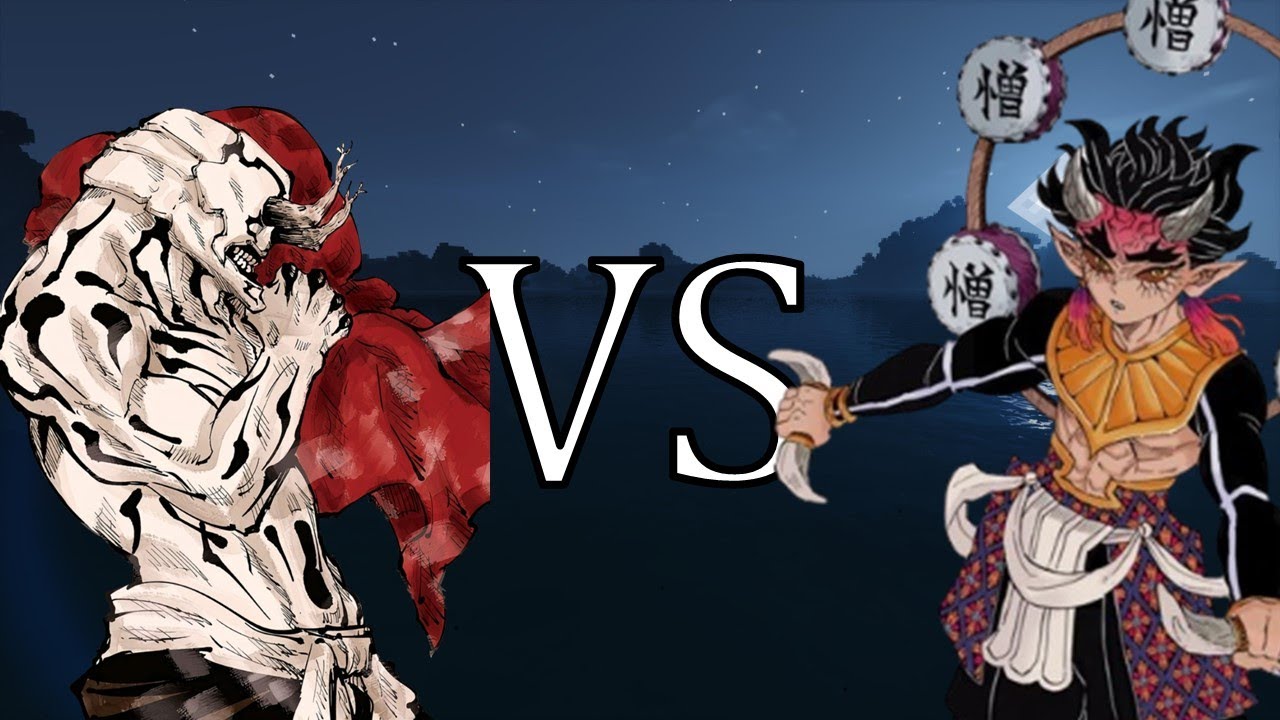 Hanami VS Hantengu - Jujutsu Kaisen X Demon Slayer Minecraft - YouTube