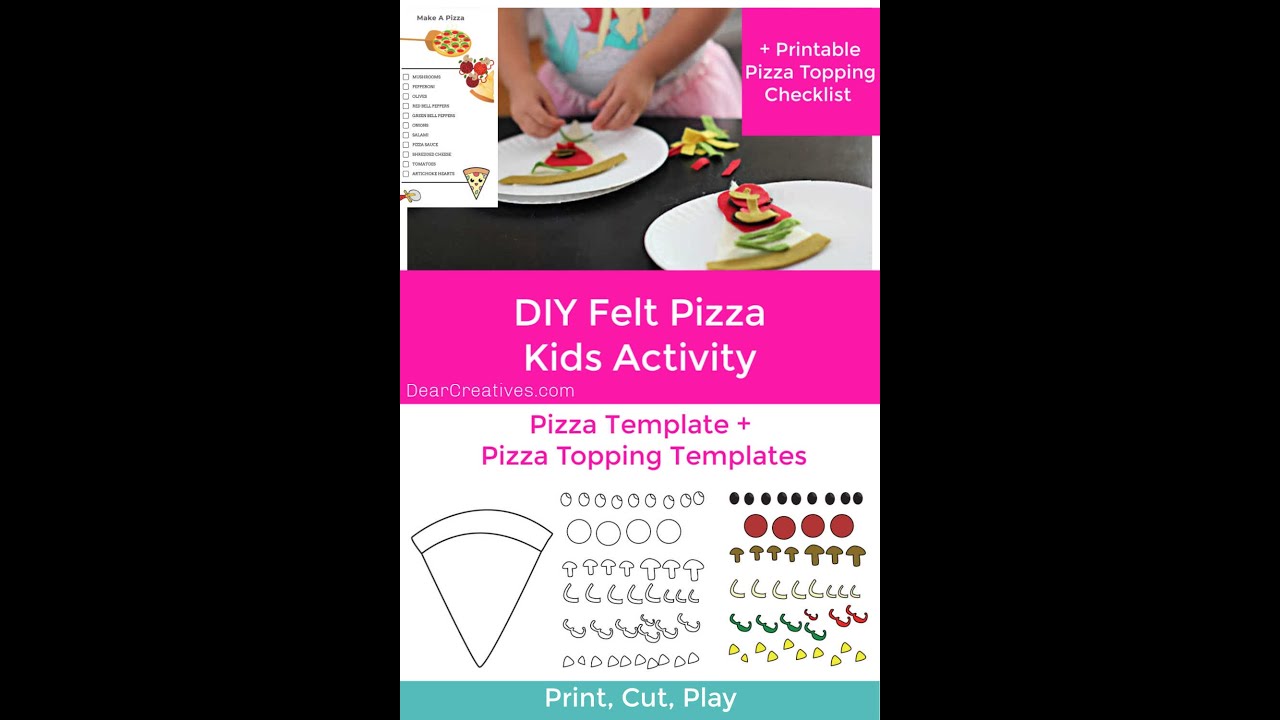 Pizza Topping Templates