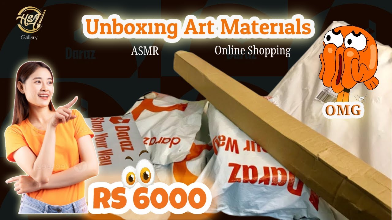 Unboxing New Art Supplies From Daraz.pk - YouTube