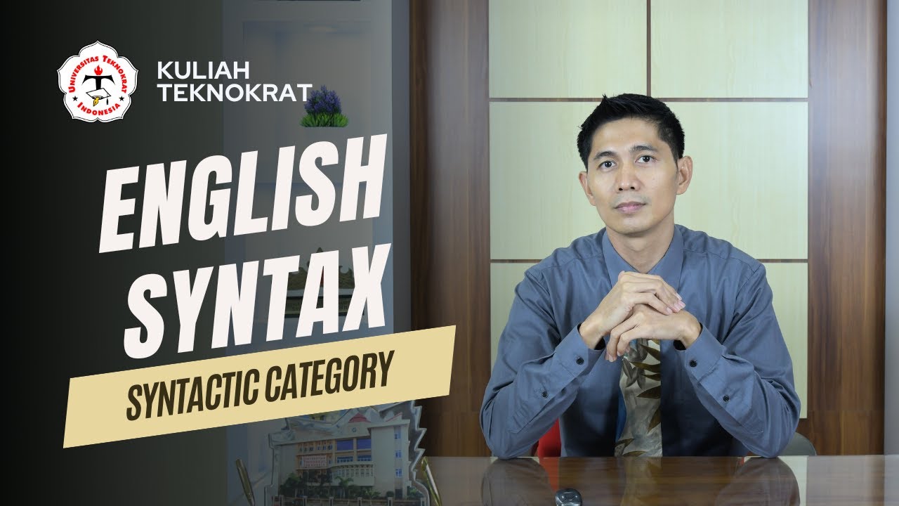 Syntactic Category - English Syntax - YouTube