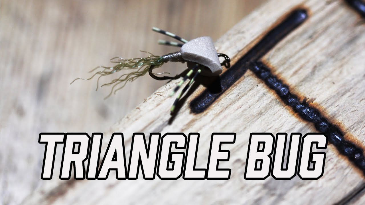 The Triangle Bug!!! How to Tie My Favorite Fly for Creek Panfish - Pan ...