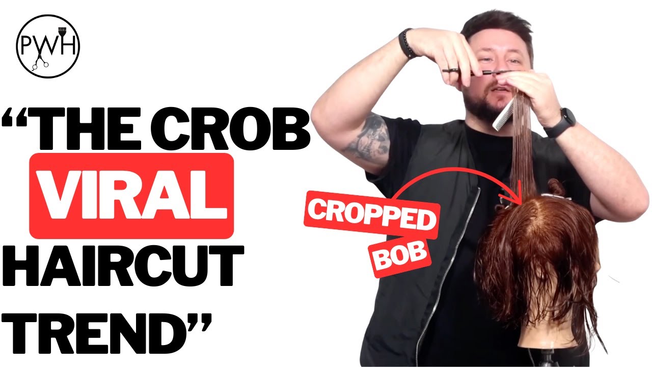 Crob Haircut Trend: The New Cropped Bob Hairstyle Taking Over - YouTube