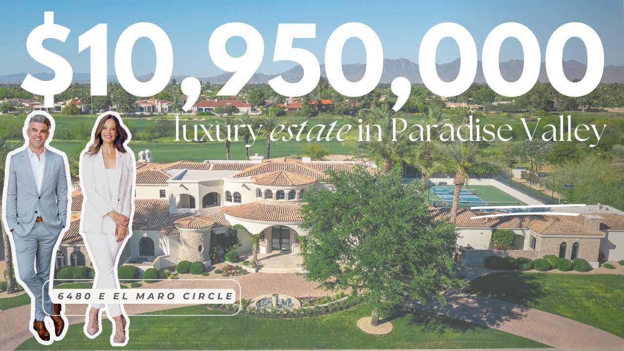 TOUR AN EXCLUSIVE $10,950,000 Estate in Paradise Valley | Luxury Home ...