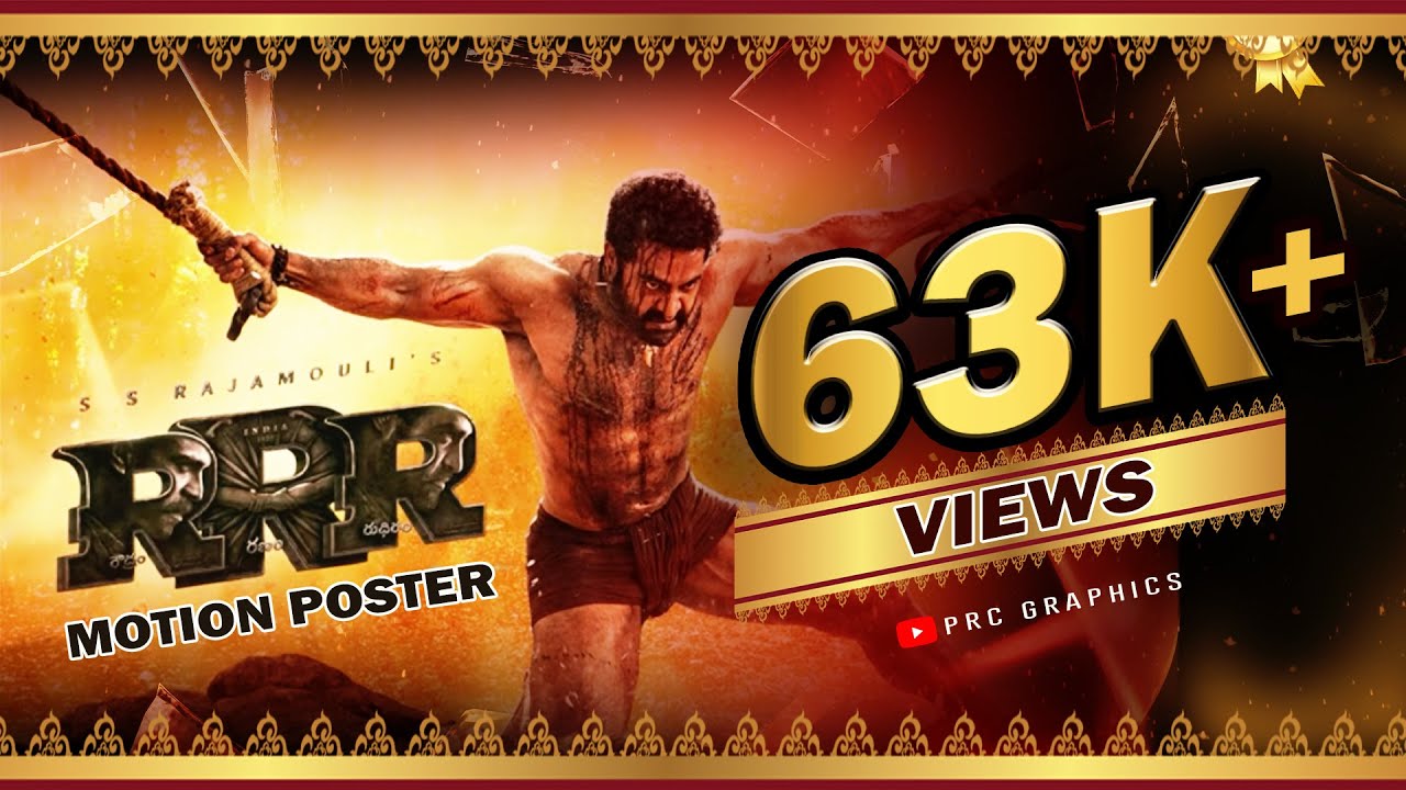 RRR || MOTION POSTER - YouTube