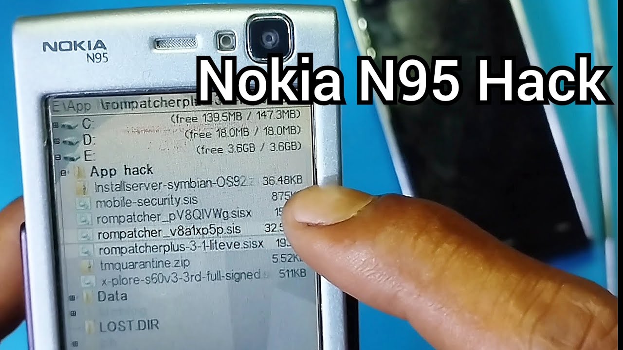Hack Os Symbian NOKIA N95 - YouTube