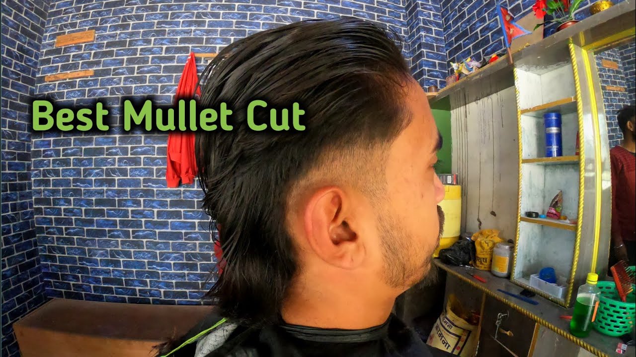 Best mullet hair cut in 6 minutes || mero unisex salon - YouTube