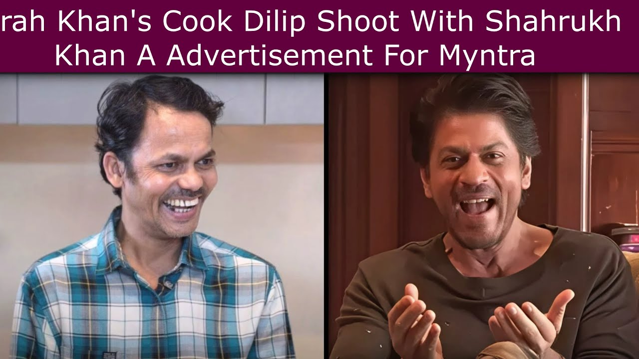 Farah Khan's Cook Dilip Shoot With Shahrukh Khan A Advertisement For ...