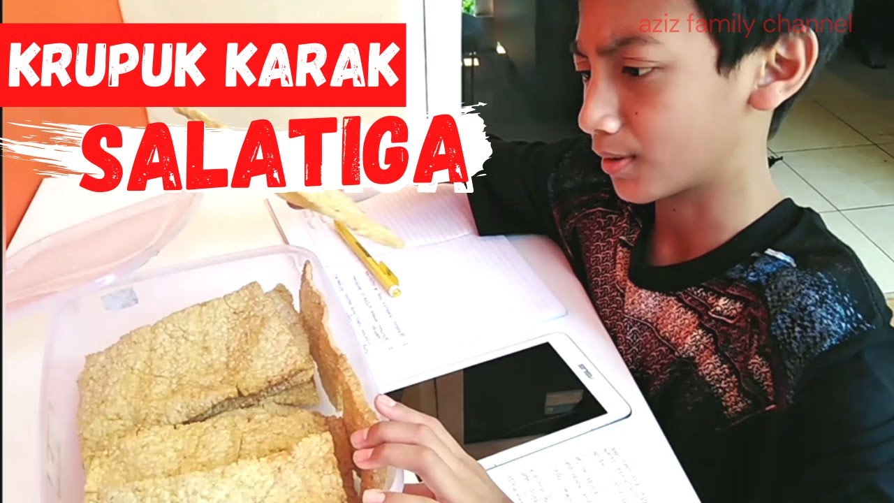 KRUPUK KARAK CEMILAN KHAS KOTA SALATIGA - YouTube