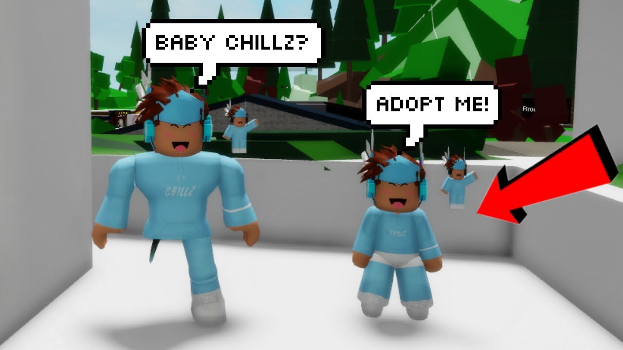 I Found A BABY CHILLZ In Brookhaven RP... - YouTube