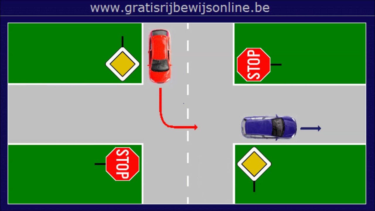 LES 21 Voorrang en afslaan - YouTube