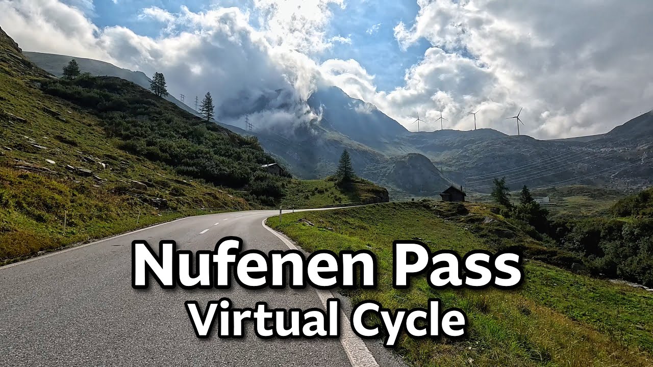 Indoor Cycling Videos With Music | Nufenen Pass | Switzerland’s Highest ...