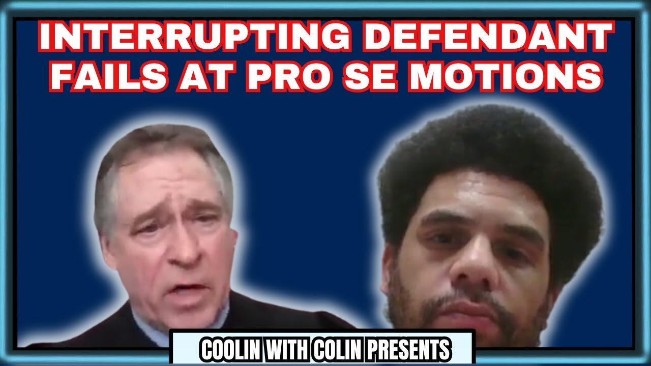 Pro Se Motions Fail Interrupting Judge Ricke Fail - YouTube