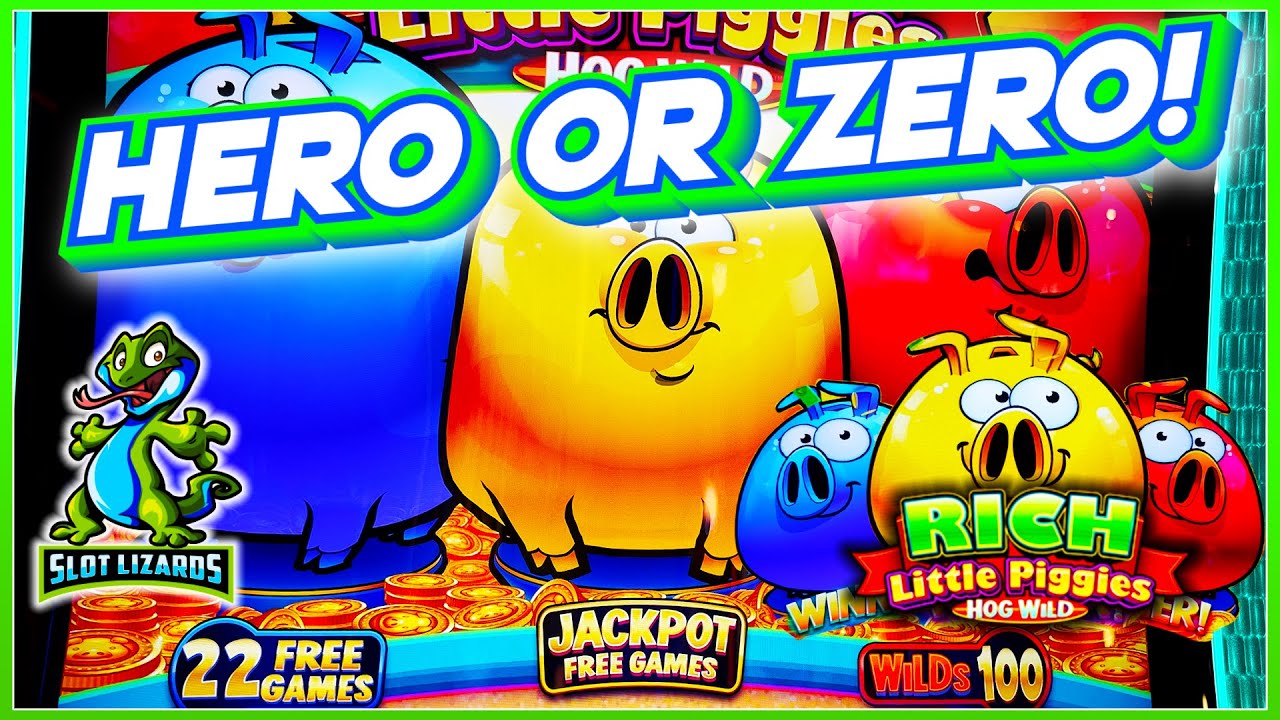 HERO OR ZERO!!! HITTING SO MANY FREE GAMES! Rich Little Piggies Hog ...