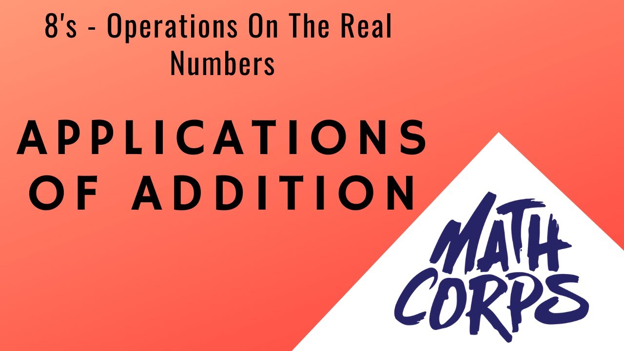 Video 7- Applications of Addition - 8's - YouTube