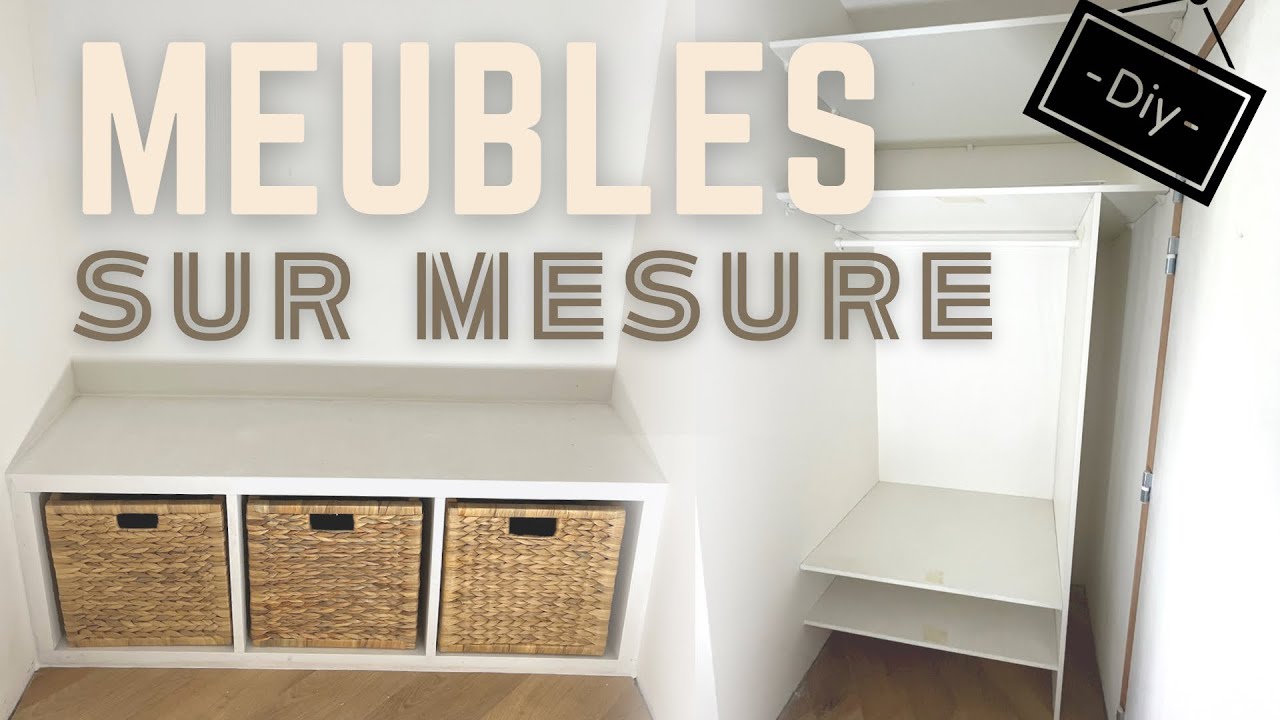 CONSTRUIRE UNE PENDERIE ET UN BANC SUR MESURE - EP 61 - YouTube