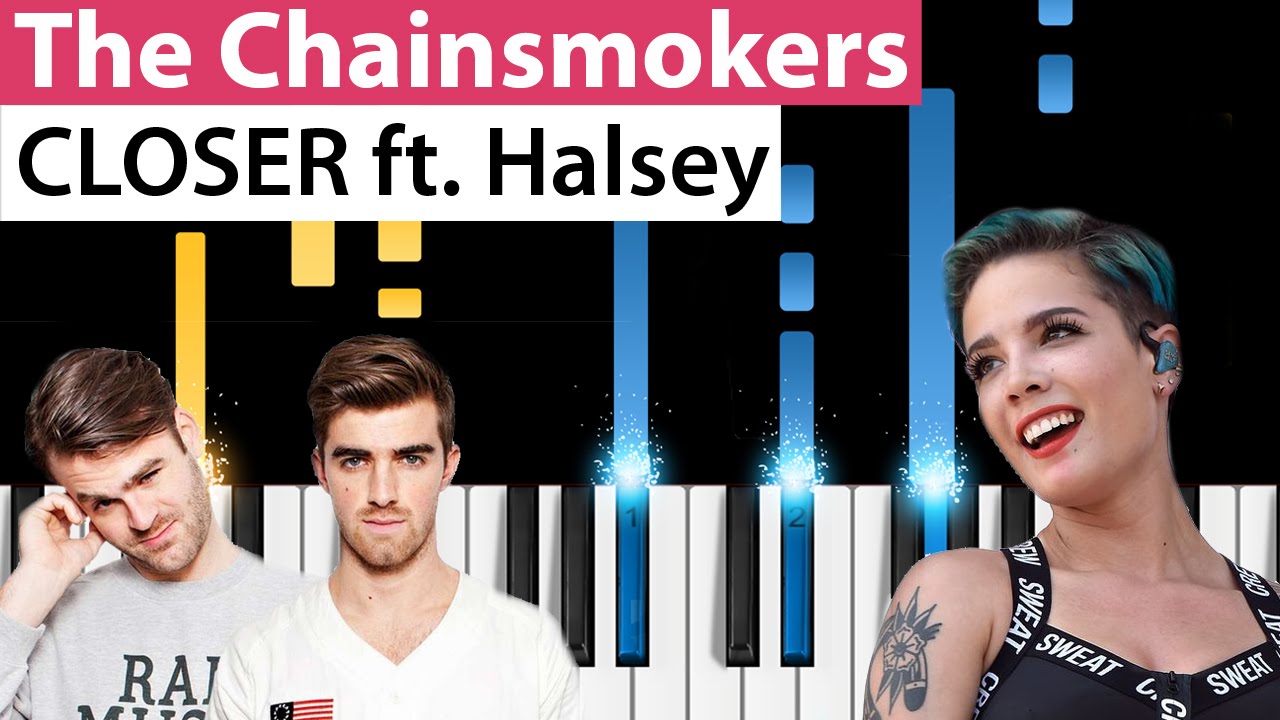 The Chainsmokers - Closer ft. Halsey - Piano Tutorial - YouTube