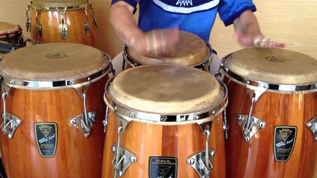 Brazilian Congas Improvised - YouTube