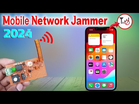 How to make a Mobile Network Jammer using 555 timer - YouTube