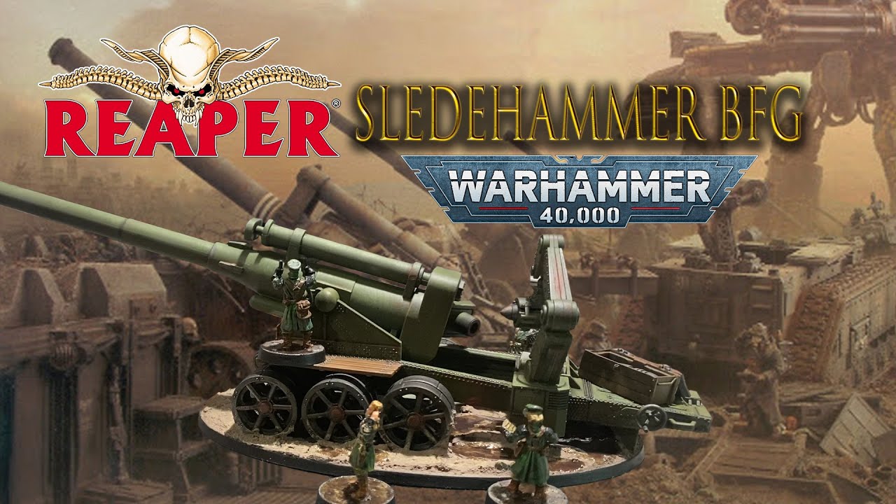 Reaper Bones Sledgehammer BFG Paint Tutorial - YouTube