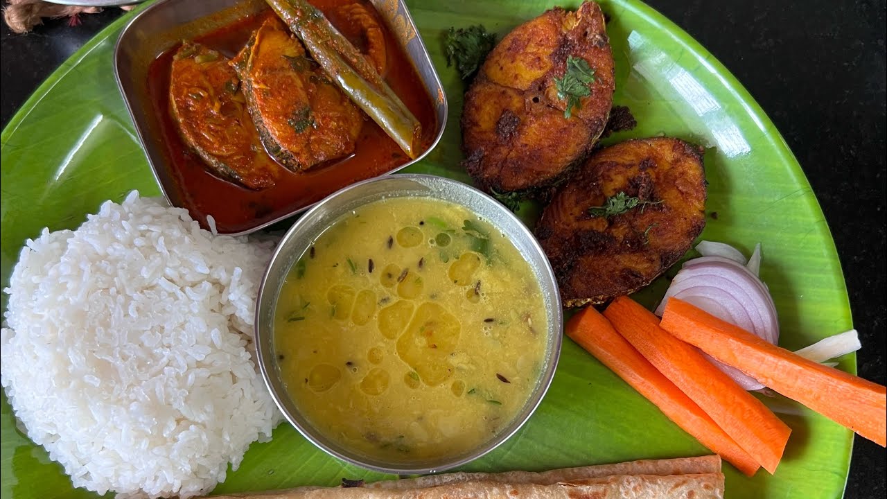 Authentic Surmai Fish Thali – A Taste of Konkan ️ Homemade Surmai Fry ...