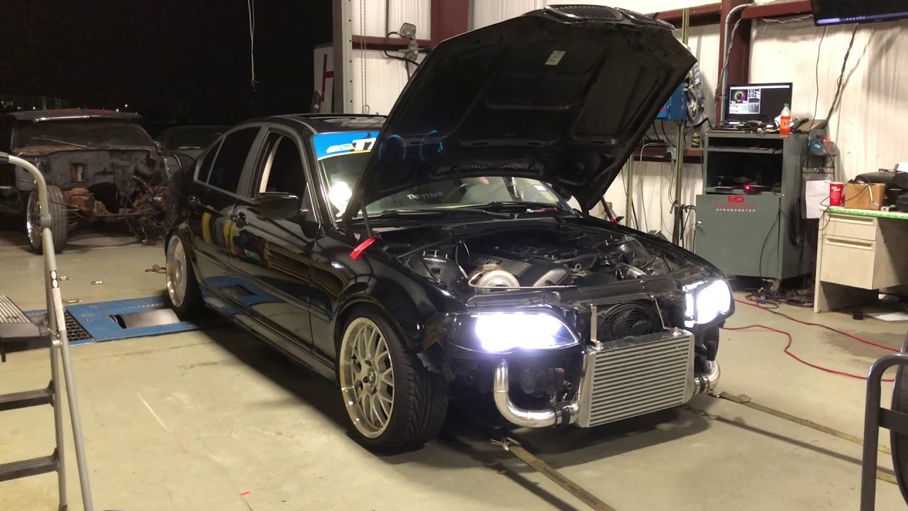 Boosted E46 Dyno Pulls - YouTube