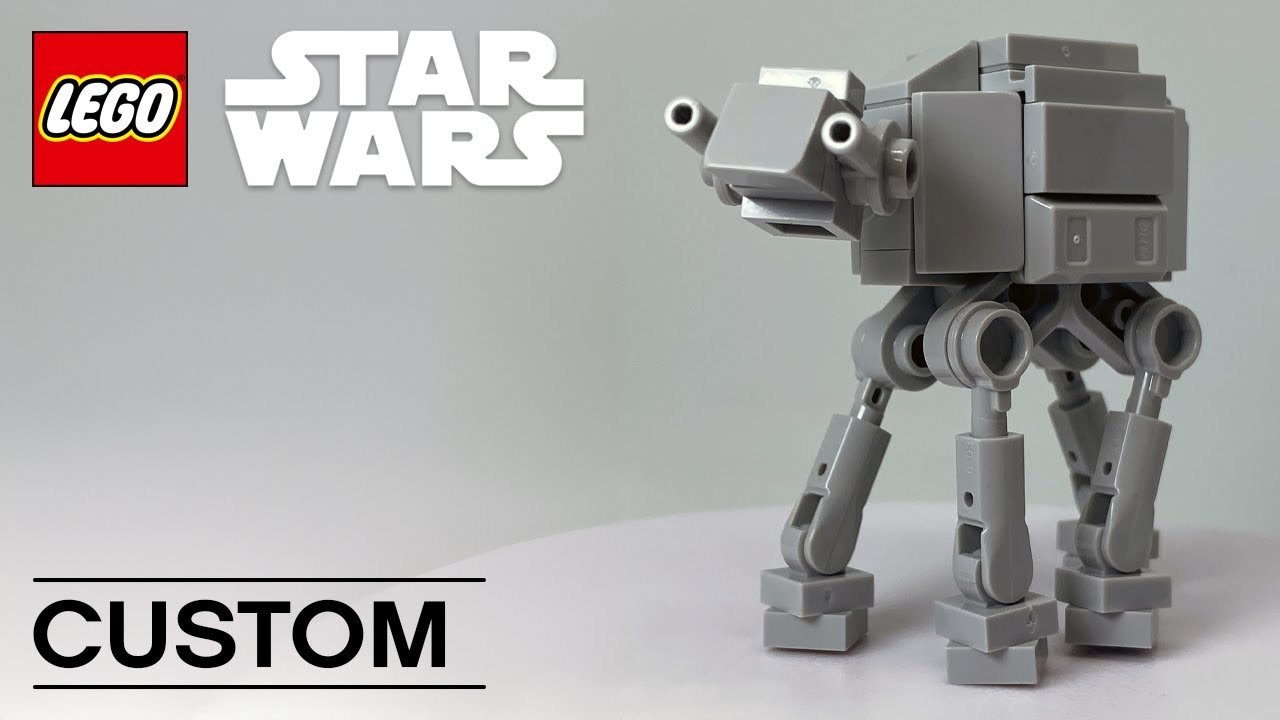 Building A Custom LEGO MOC "Mini AT-AT" by Miro - YouTube