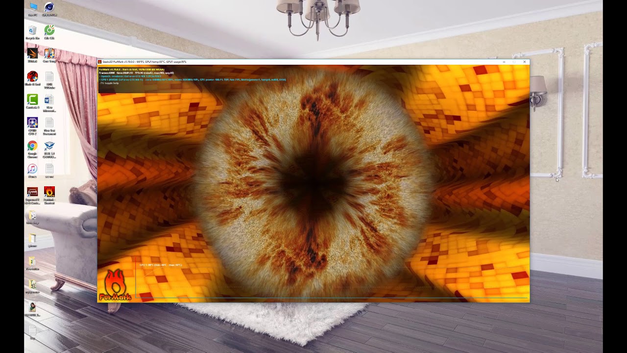 FURMARK GRAPHIC CARD 980TI - YouTube