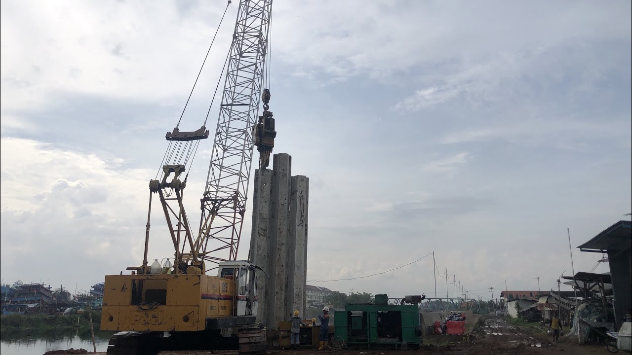 Ini beda nya pancang CCSP dengan VIBRO HAMMER - YouTube