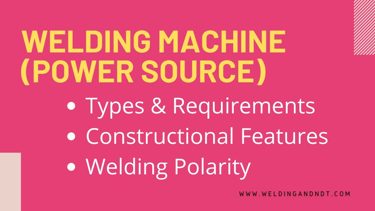 [English] Welding Machine (Power Source) - Requirements, Constructional ...