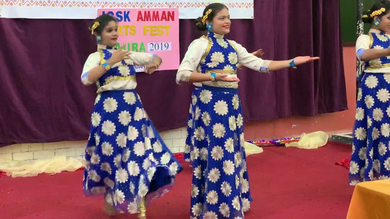 ICSK Amman- Indian Group Dance 1st Rank - YouTube