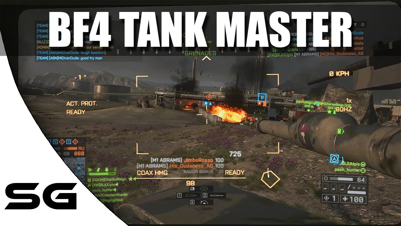 BF4 TANK MASTER! - Battlefield 4 Gameplay / Killstreak - YouTube