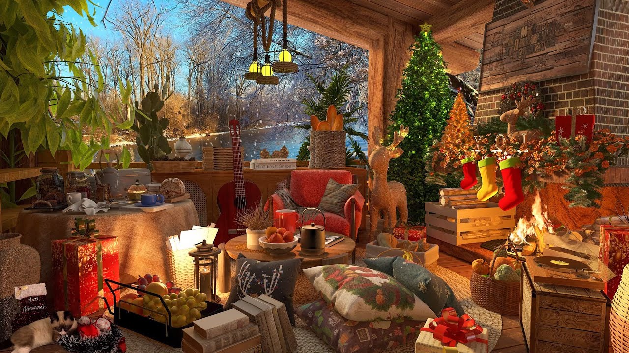 Happy New Year! Relaxing Piano Music for Warm Winter Ambience - YouTube