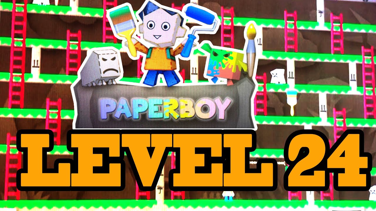 PAPERBOY LEVEL 24 - HOW TO EASY BEAT GAME PAPERBOY LG TV - YouTube
