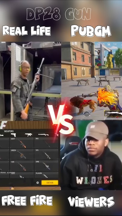 Bgmi + Reality // vs // F/F #dp28_Gun #pubgmobile #gaming #ytshorts #battleroyalegame #bgmi # ...